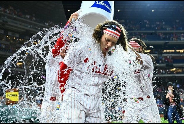 Phillies score twice in ninth for comeback win over Orioles