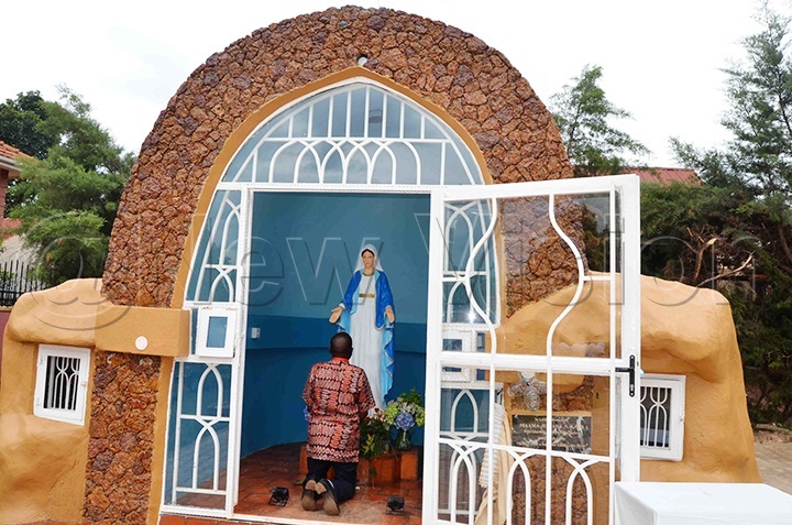 Kyebando church gets Marian Grotto - New Vision Official
