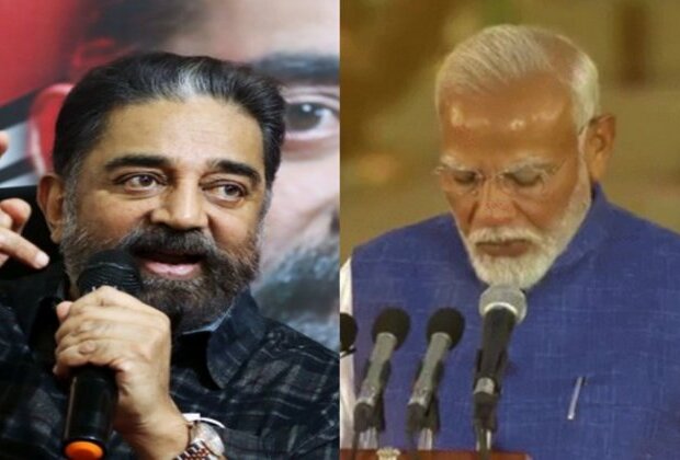 Kamal Haasan congratulates Prime Minister Narendra Modi on his third term