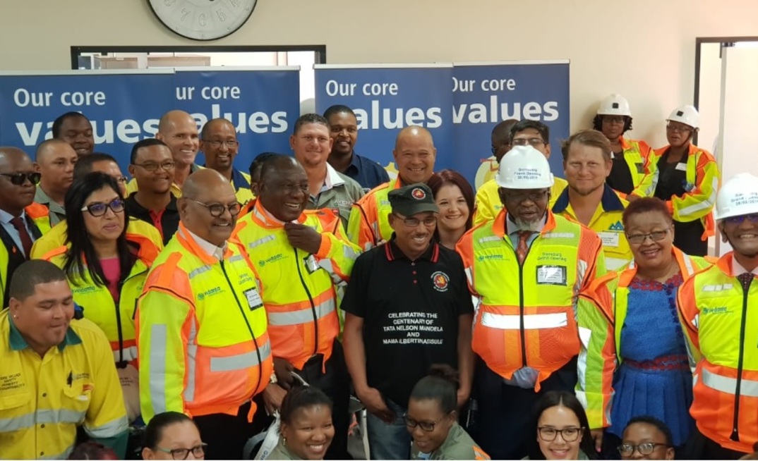Ramaphosa opens Vedanta's Gamsberg mine