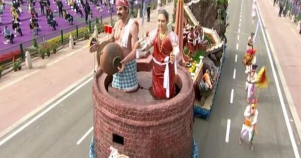 Goa tableau showcases symbols of the state's heritage at the 73rd ...