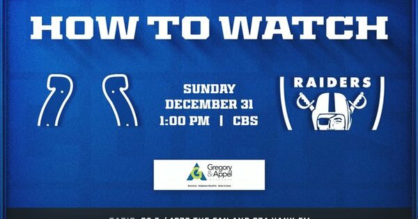 How to watch and listen: Las Vegas Raiders at Indianapolis Colts