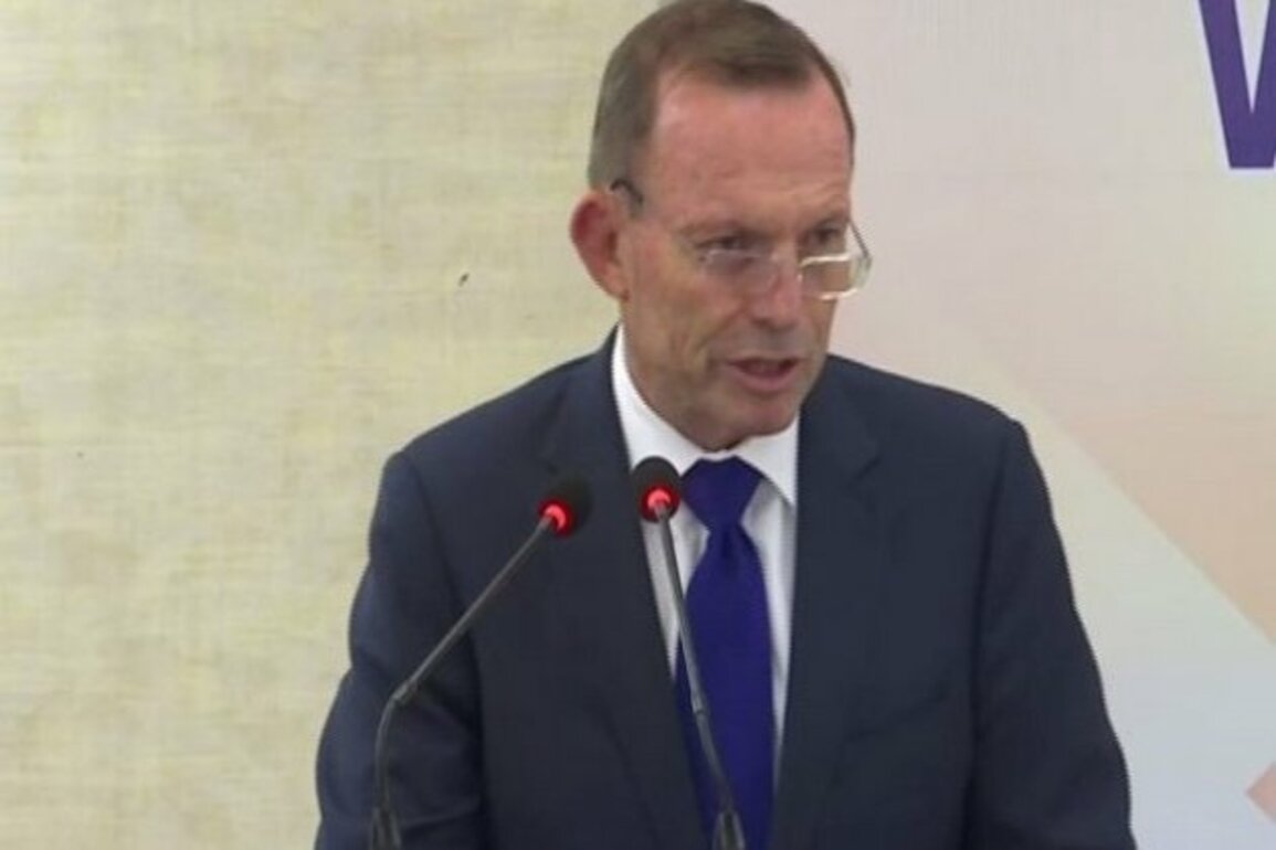 China slams former Australian PM Tony Abbot over Taiwan visit