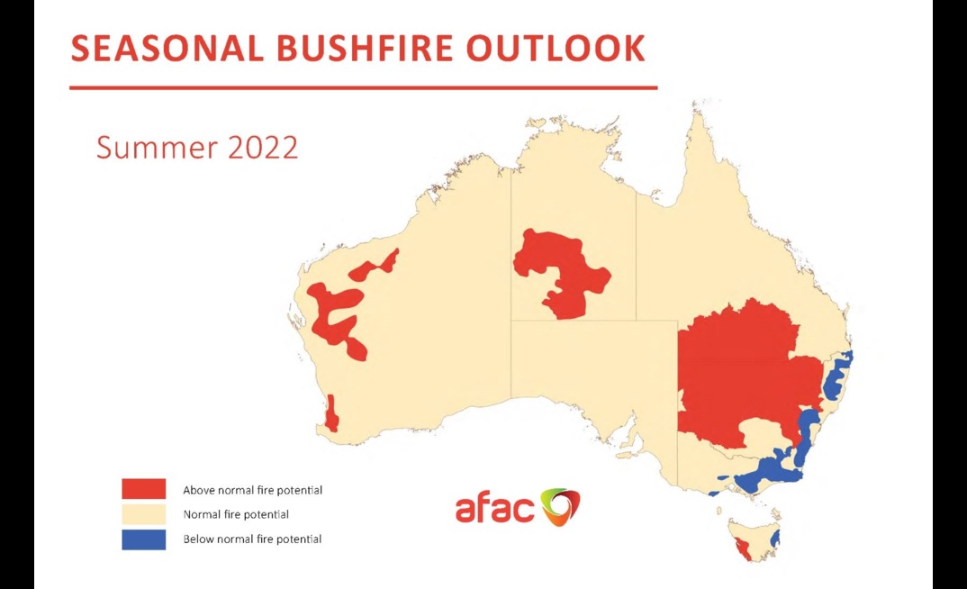 Varied bushfire outlook for most of Australia