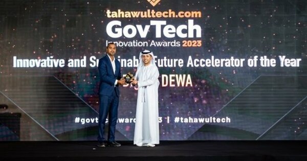 Digital DEWA wins GovTech Innovation Award for Innovative and Sustainable Future Accelerator of ...