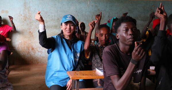 (SP)ETHIOPIA-ADDIS ABABA-REFUGEE CAMP VISIT-UNHCR GOODWILL AMBASSADOR YANG