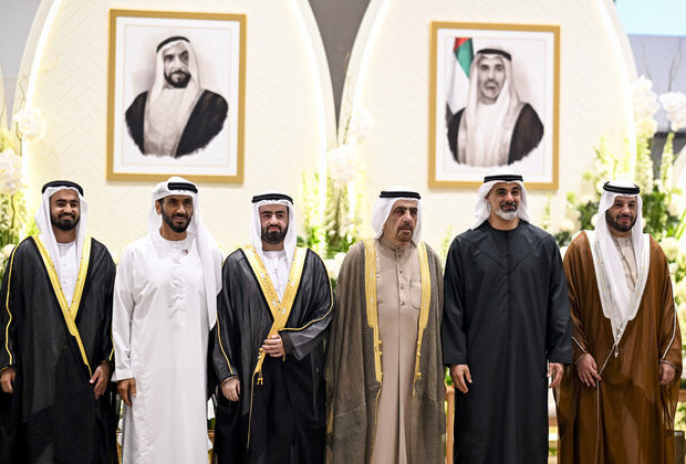 Khaled bin Mohamed bin Zayed attends wedding reception of Abdulaziz and ...