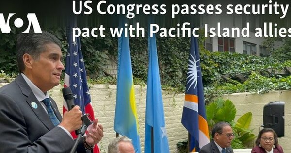 US Congress finalizes security pact with Pacific Island allies