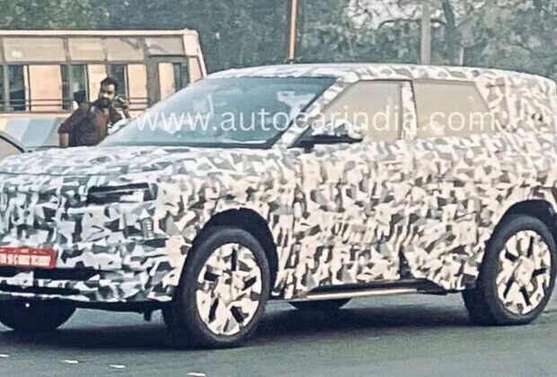 Mahindra B07 Electric SUV Spied Testing Launch Planned For 2027