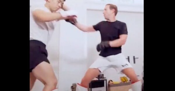Mark Zuckerberg displays MMA skills in training clip
