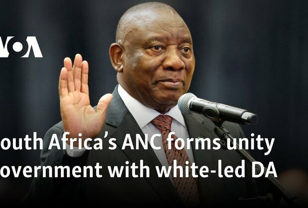 South Africa's ANC forms unity government with white-led DA