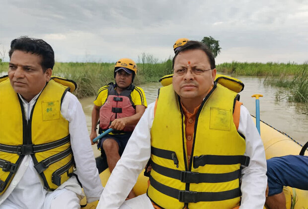 Uttarakhand: CM Dhami takes stock of waterlogging, land erosion in Laksar