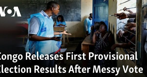 Congo Releases First Provisional Election Results After Messy Vote
