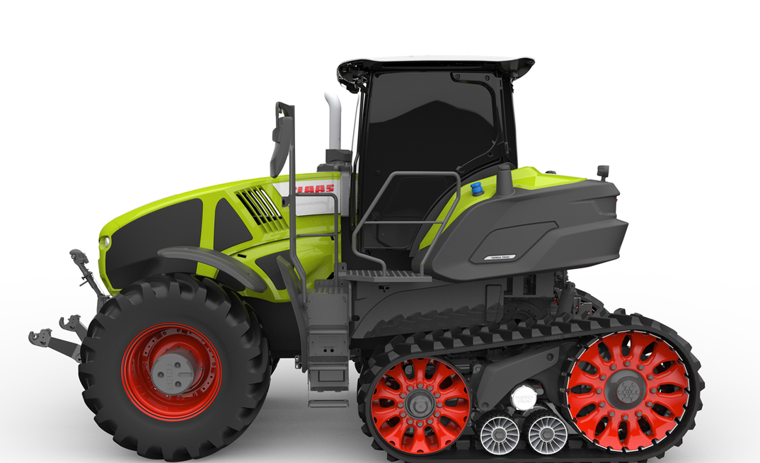 Claas tracks take silver at Agritechnica
