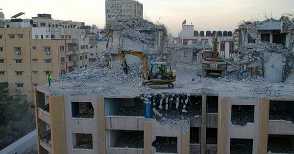 Mideast in Pictures: Gaza's reconstruction at snail's pace