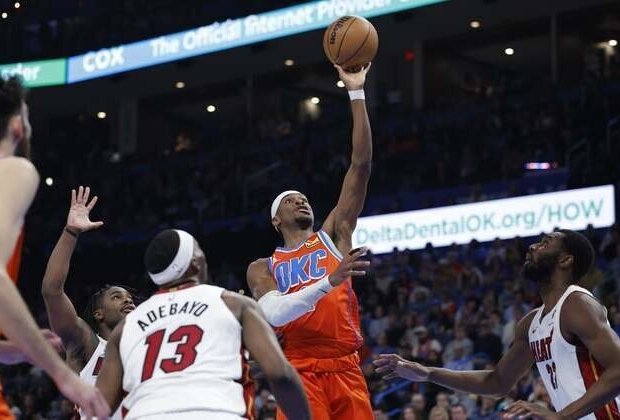 Shai Gilgeous-Alexander heats up, Thunder dispatch Miami