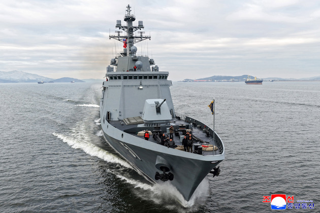 DPRK-KIM JONG UN-DESTROYER-VISIT
