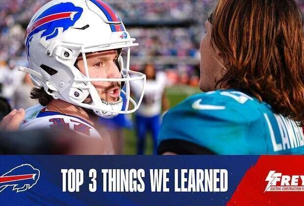 Top 3 things we learned from Bills vs. Jaguars | Wild Card Round