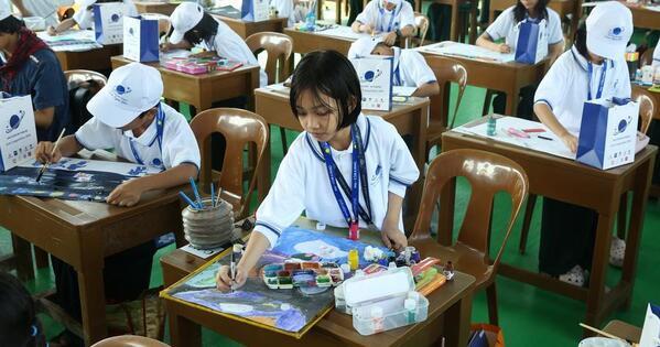 Myanmar's 1st space-themed art contest inspires students to explore ...