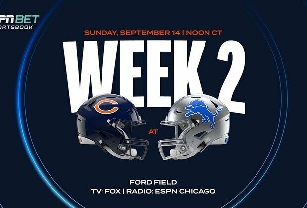 How to watch, listen to, stream Bears-Lions Week 2 game