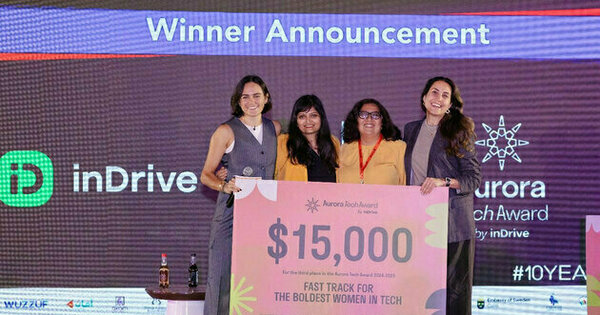 Aurora Tech Award 2025 Announces Shreya Prakash, Indian entrepreneur ...