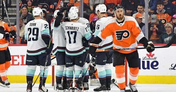 Jaden Schwartz (2 goals), Kraken fend off Flyers