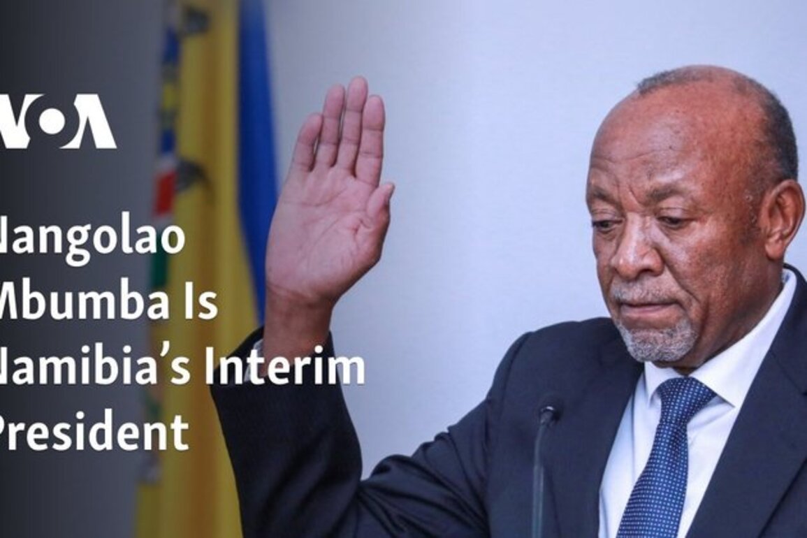 Nangolo Mbumba Sworn In as Namibia's Interim President