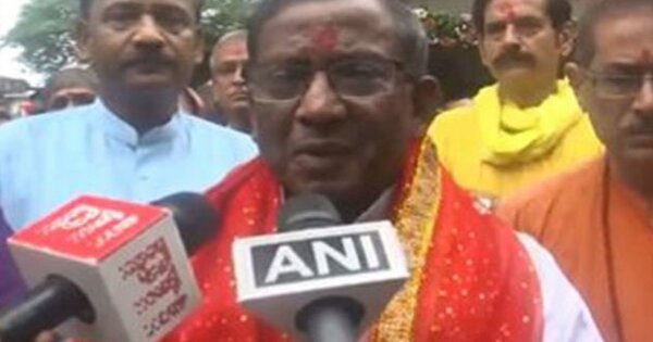 Assam Governor Lakshman Prasad Acharya offers prayers on first day of ...