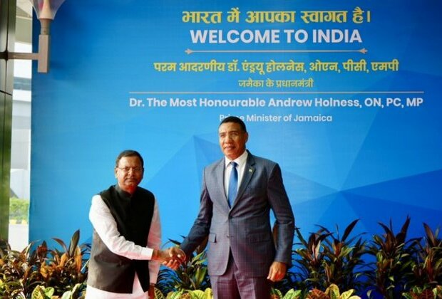 Jamaican PM Andrew Holness arrives in New Delhi on his maiden visit