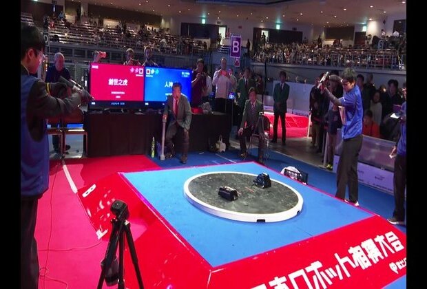 Japan holds robot sumo tournament in Tokyo