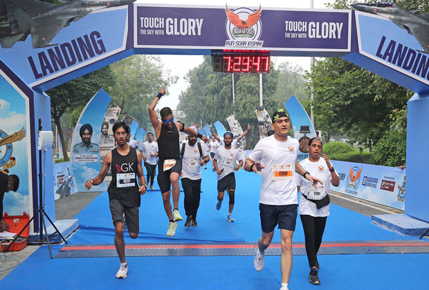 First-ever Sekhon Indian Air Force Marathon 2025 concludes, celebrating ...