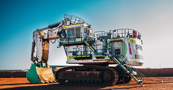 Liebherr and Fortescue give diesel digger an hydrogen-electric upgrade