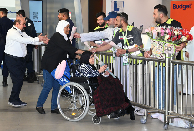 KUWAIT-FARWANIYA GOVERNORATE-IRAN-EVACUEES-ARRIVAL