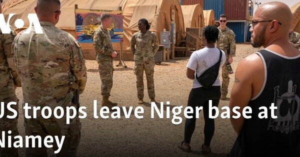 US troops leave Niger base at Niamey
