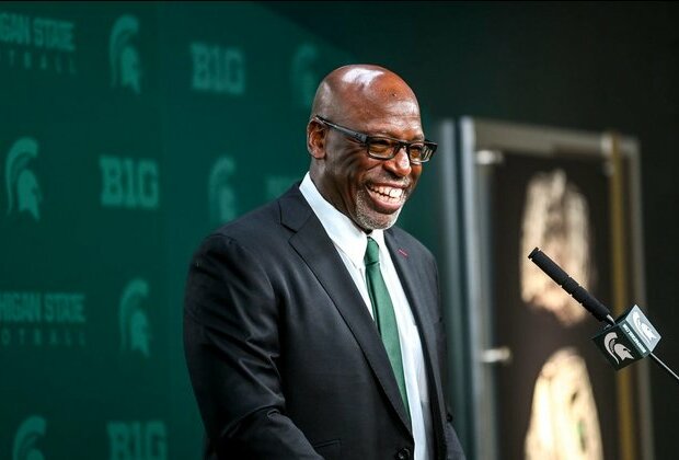 Under interim coach, Michigan State faces No. 8 Washington