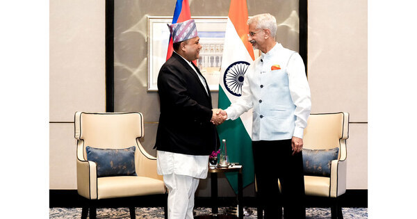 Jaishankar, Nepal Foreign Minister Khanal hold bilateral talks, review ...