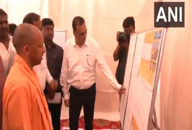 UP: CM Yogi Adityanath inspects four-lane road project in Gorakhpur