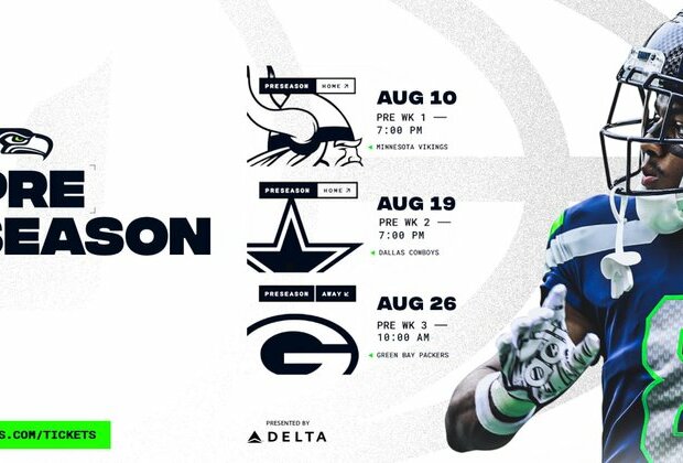 Seahawks Announce 2023 Preseason Schedule