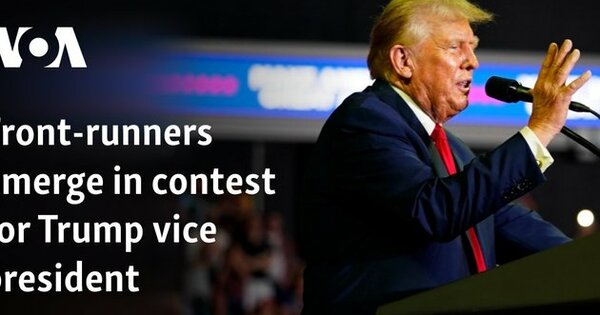 Front-runners emerge in contest for Trump vice president