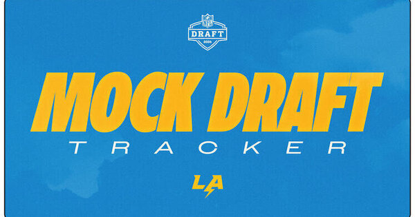 Chargers 2026 Mock Draft Tracker 1.0