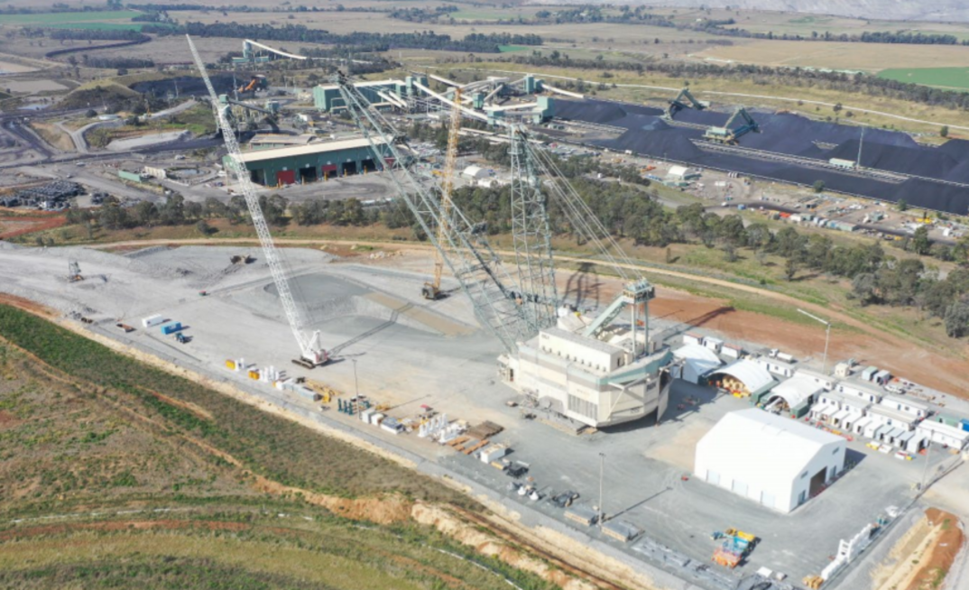 Bengalla dragline hits its stride