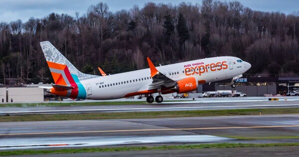 Air India Express operates first international commercial flight of VT ...