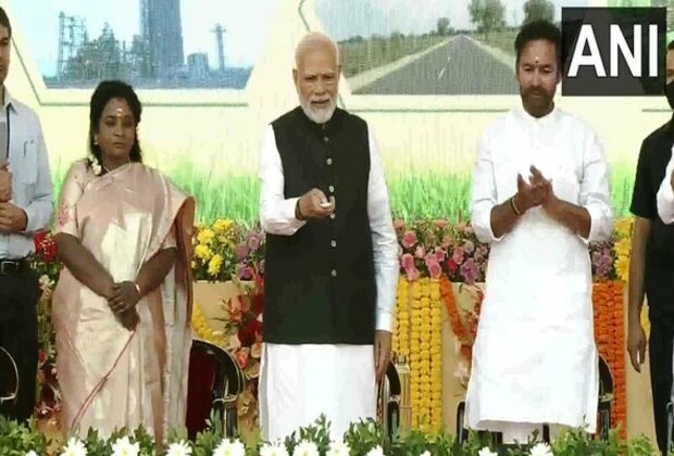 Telangana: PM Modi lays foundation stone of multiple developmental ...