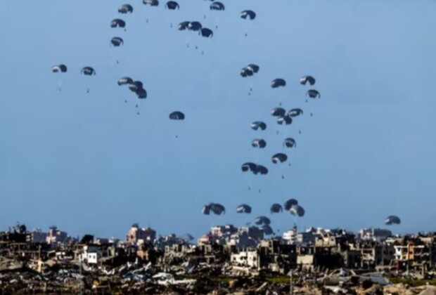 Israel conducts aid airdrop in Gaza with Jordan, UAE, Germany, and ...
