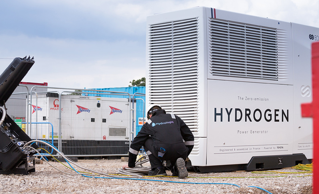 Hydrologiq and Costain collaborate to trial hydrogen-powered generator