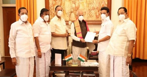 33 ministers from DMK to be sworn in on Friday