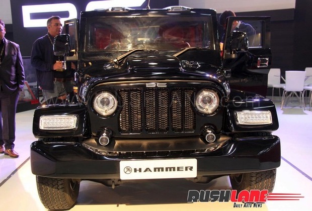 DC Hammer is a customized Mahindra Thar with Red leather interiors