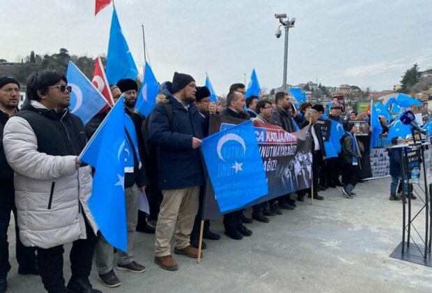 Uyghurs in Istanbul protest against Chinese atrocities on anniversary ...