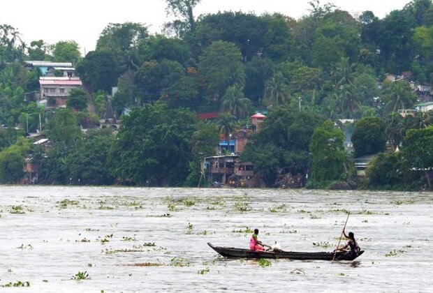 Assam: Brahmaputra River water level rises due to incessant rain