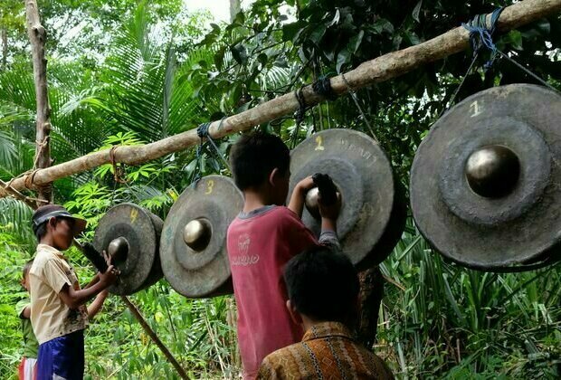 Tradisi Gandang Ahung suku Dayak: Tak hanya musik tapi juga cara hidup